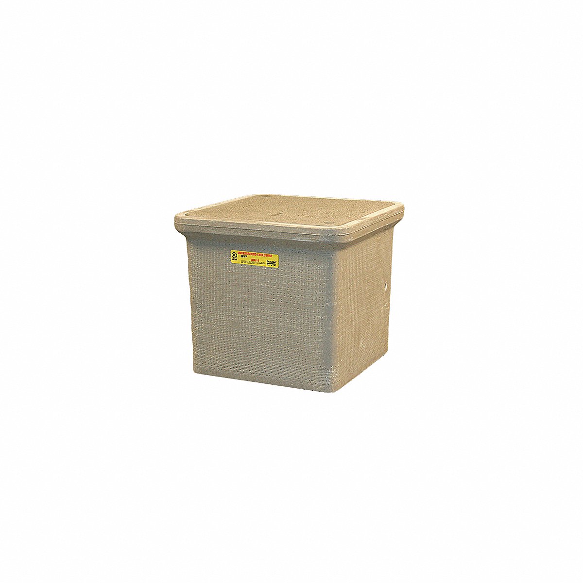 Quazite Underground Enclosure, 8000 Lb., 12"L, 12"H, 12" (PC1212Z80117 ...
